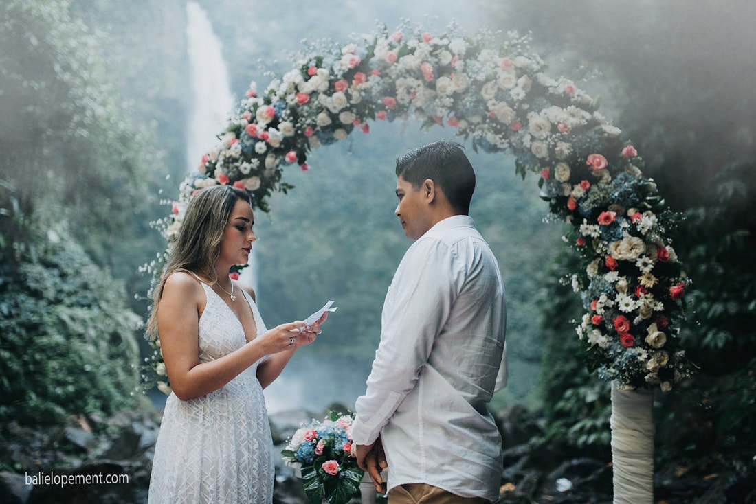 Waterfalls & Jungle - BALI ELOPEMENT